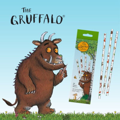 The Gruffalo Paper Straws - Box of 30 straws - Gruffalo Party - UK Made ...