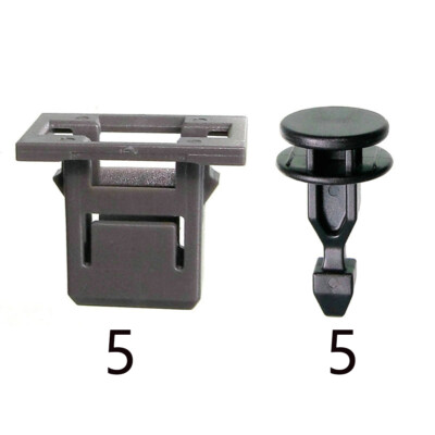5 Set Car Striker Engine Bulkhead Cover Retainer Clips for Honda Acura ...
