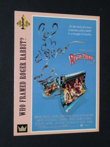DUE EMME CARD 1996 CINEMA FILM #21 ROGER RABBIT ZEMECKIS HOSKINS ...