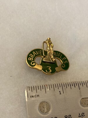 Authentic US Army 3rd Cavalry Regiment Unit DI DUI Crest Insignia 22M ...