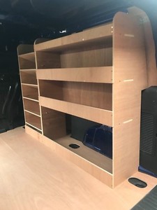 Ford Transit Connect LWB Van Shelving Racking Plywood System Case ...