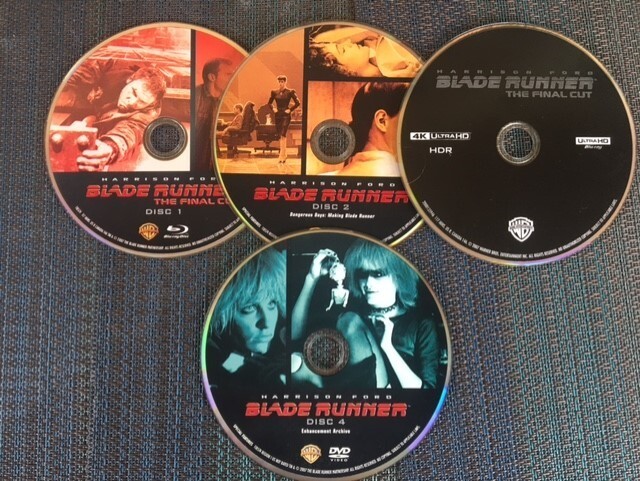 BLADE RUNNER-1982 FINAL CUT (4 Discs-4K-Blu-Ray-2 DVDs) W/ Special ...
