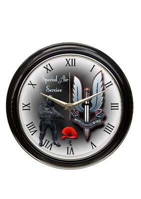 British Army Forces Special Air Service SAS, Man cave, Bar 10 Inch Wall ...