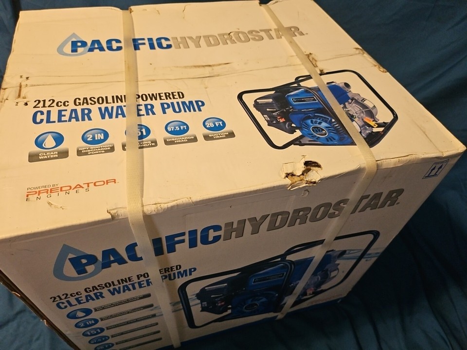 Pacific Hydrostar Gasoline Clear Water Pump With Predator Engine | eBay