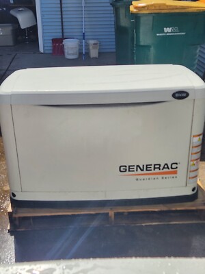 generac guardian series 8kw generator low hours, only starts manually ...