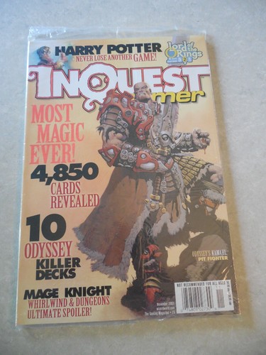 INQUEST GAMER Magazine #79, NOVEMBER 2001, ODYSSEY'S KAMAHL PIT FIGHTER ...