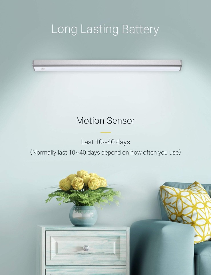 Automatic Closet Light Under Cabinet Light 48 Led Wireless Pantry ...