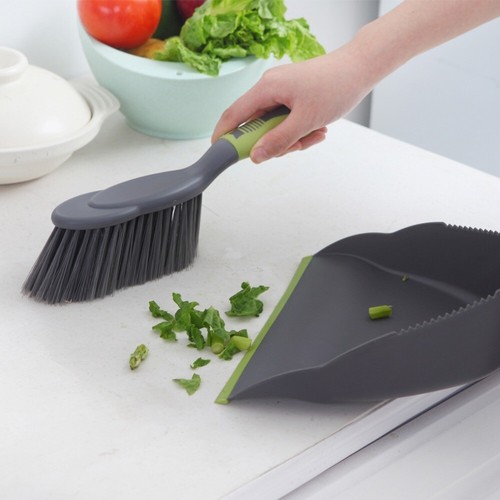 Small Sweep Desk Broom Dustpan and Brush Set Home School Office Clean ...