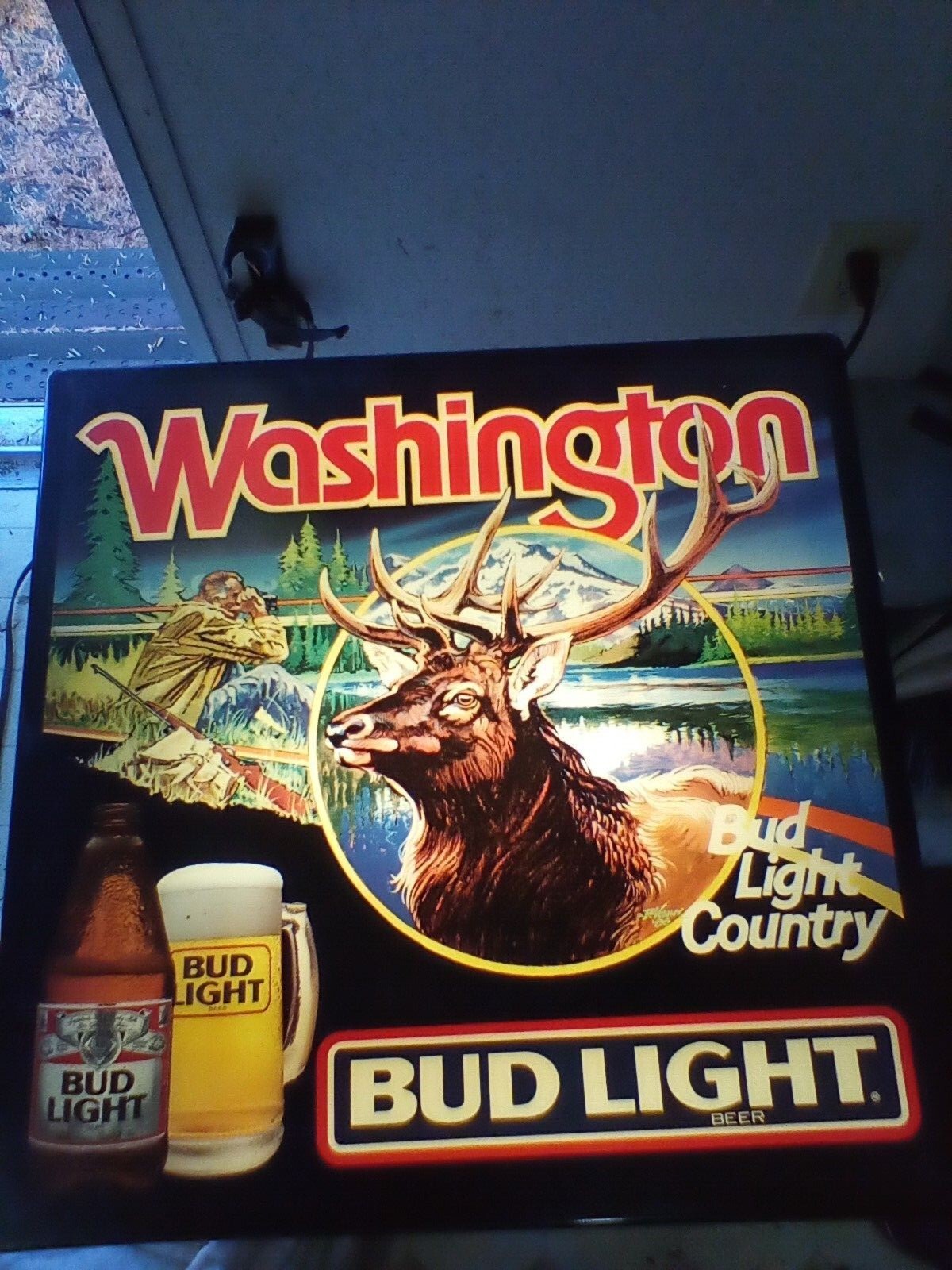 vintage lighted beer signs budweiser | eBay