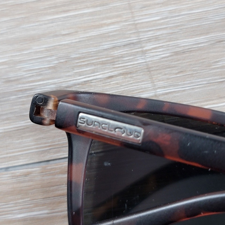 Suncloud Boundary Polarized Sunglasses Tortoise Shell Blue Mirror ...