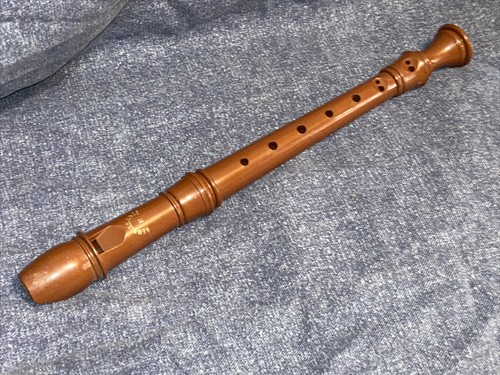 VINTAGE RENAISSANCE II BAROQUE SOPRANO RECORDER BROWN *MADE IN FRANCE ...