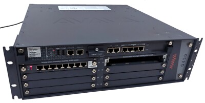 AVAYA G450 Media Gateway w/ MB450 Board - x1 MM711 & x1 PS4504 Power ...