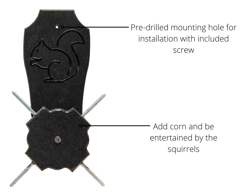 JCs Wildlife Squirrel Spinner Corn Cob Feeder | eBay