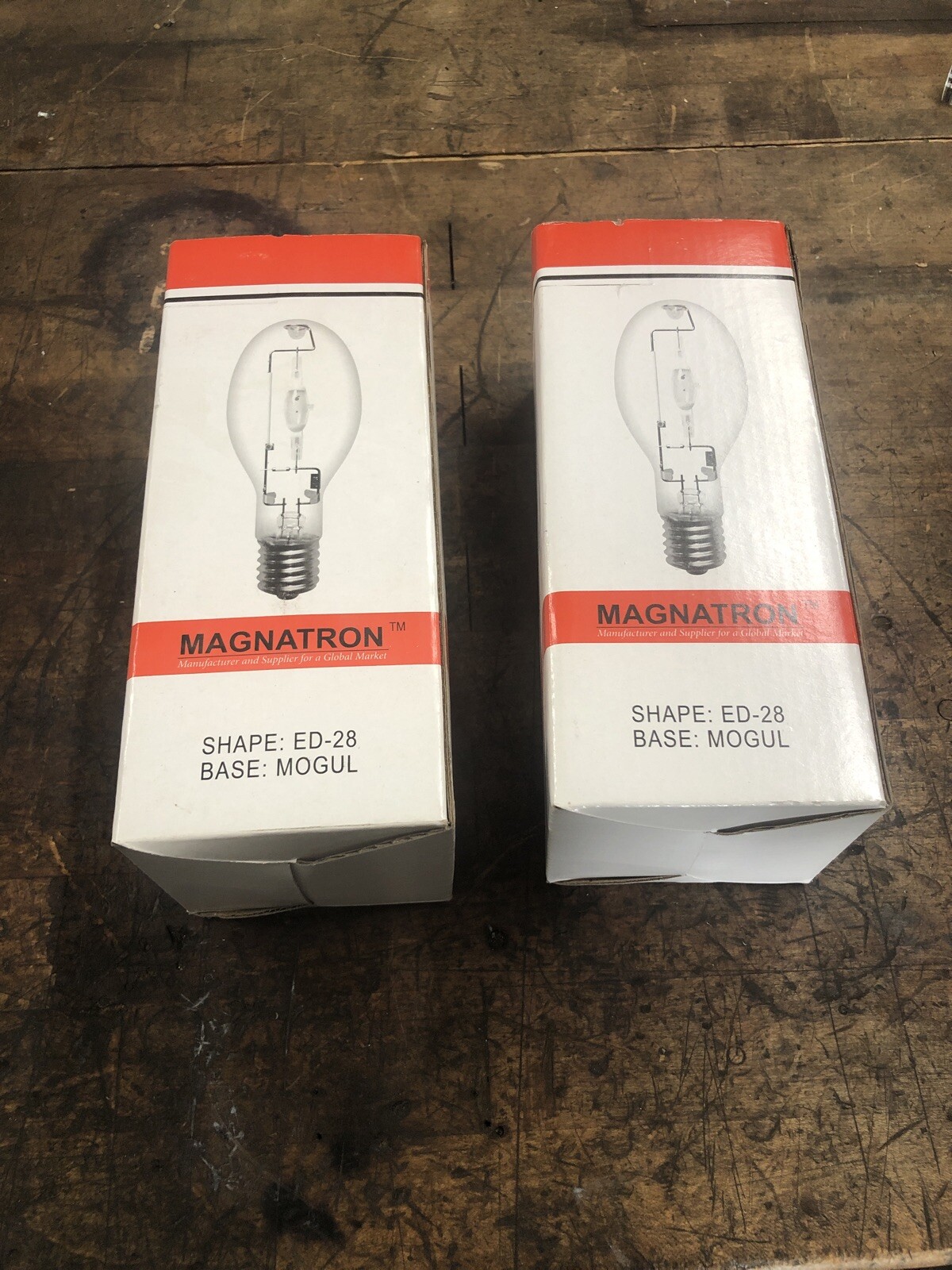 Lot of 2 Magnatron MP250/U/PS 250w Pulse Start Metal Halide ED28 Mogul ...