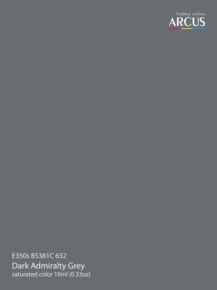 Enamel paint Royal Air Force Dark Admiralty Grey Saturated color 10ml ...