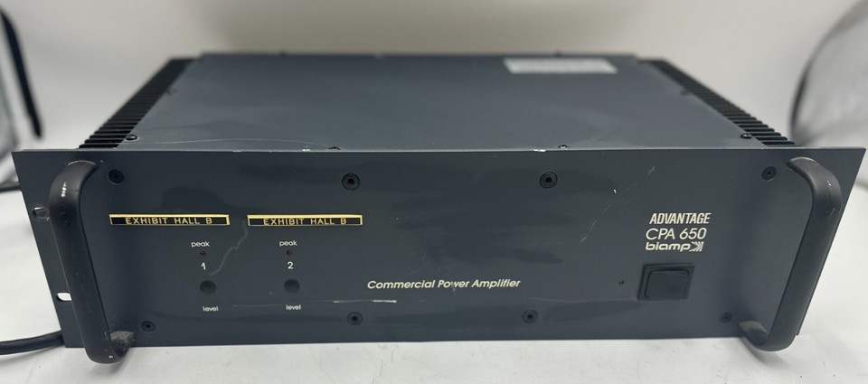 BIAMP CPA 650 Commercial Professional Power Amplifier 650 WATT-Preowned ...