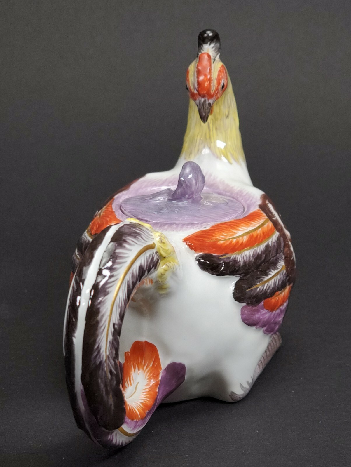 Meissen 18th Century Kaendler Porcelain Cockerel Rooster Hen Figural ...