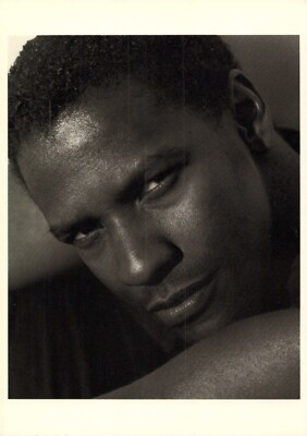 Denzel Washington Sexy Look Actor in Hollywood 1990 Vintage Postcard | eBay