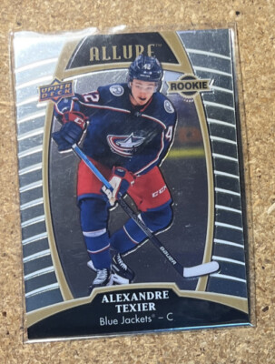 2019-20 Upper Deck Allure Alexandre Texier #71 RC Rookie Columbus Blue ...
