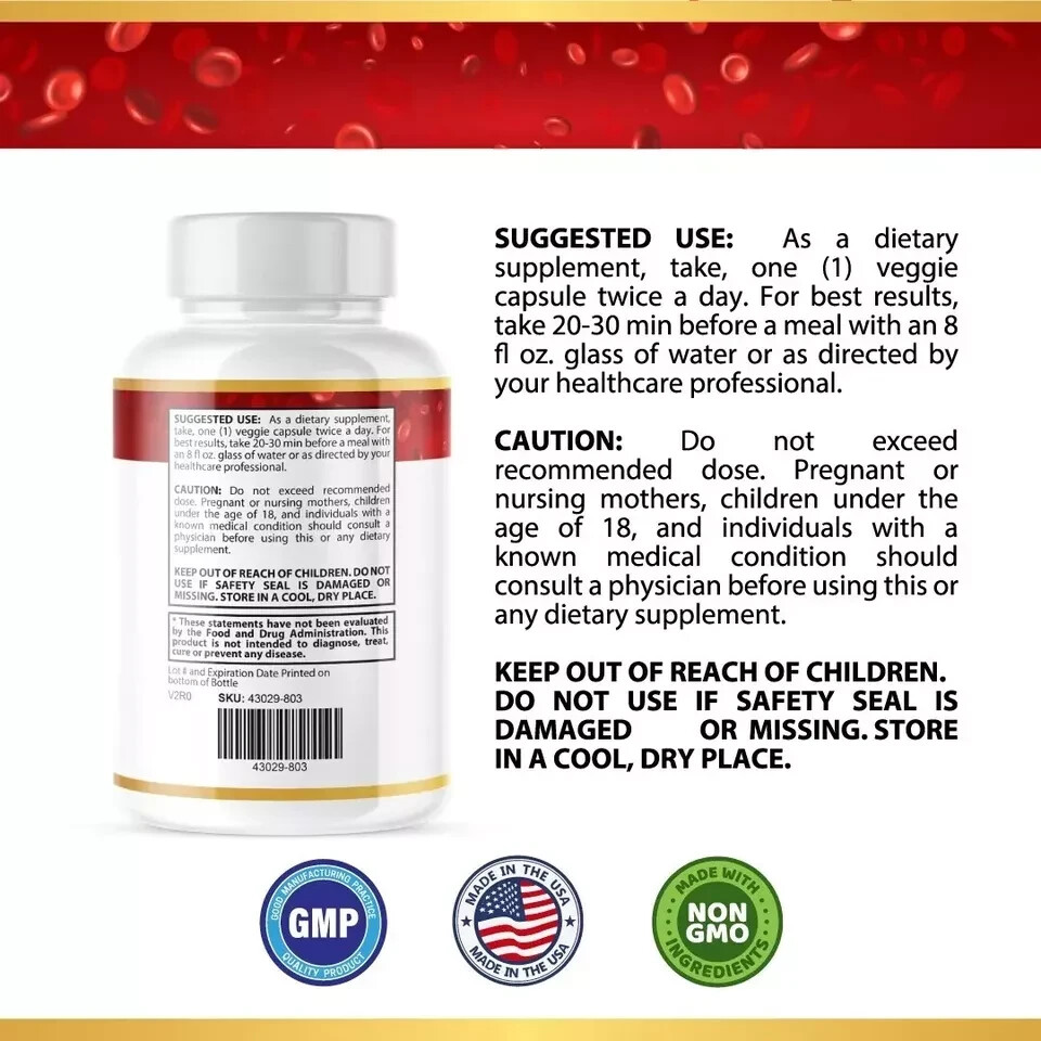 Glucoven -Glycogen Blood Balance Formula Blood Sugar Support-6 pack | eBay