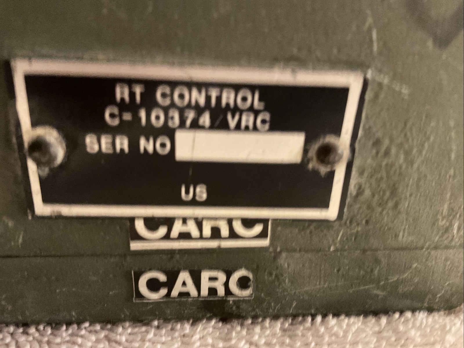 Military Radio Retrans Control Box C-10374 VRC | eBay