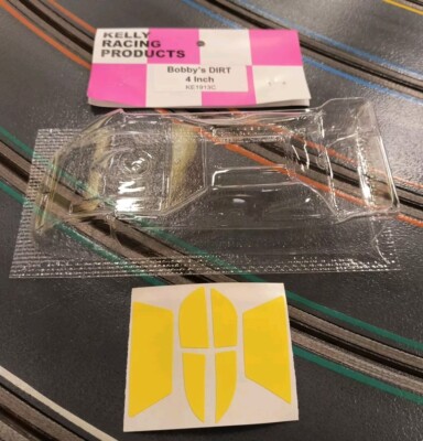 1/24 Kelly 4" Bobby's Dirt Slot Car Clear Body KE1913C | eBay