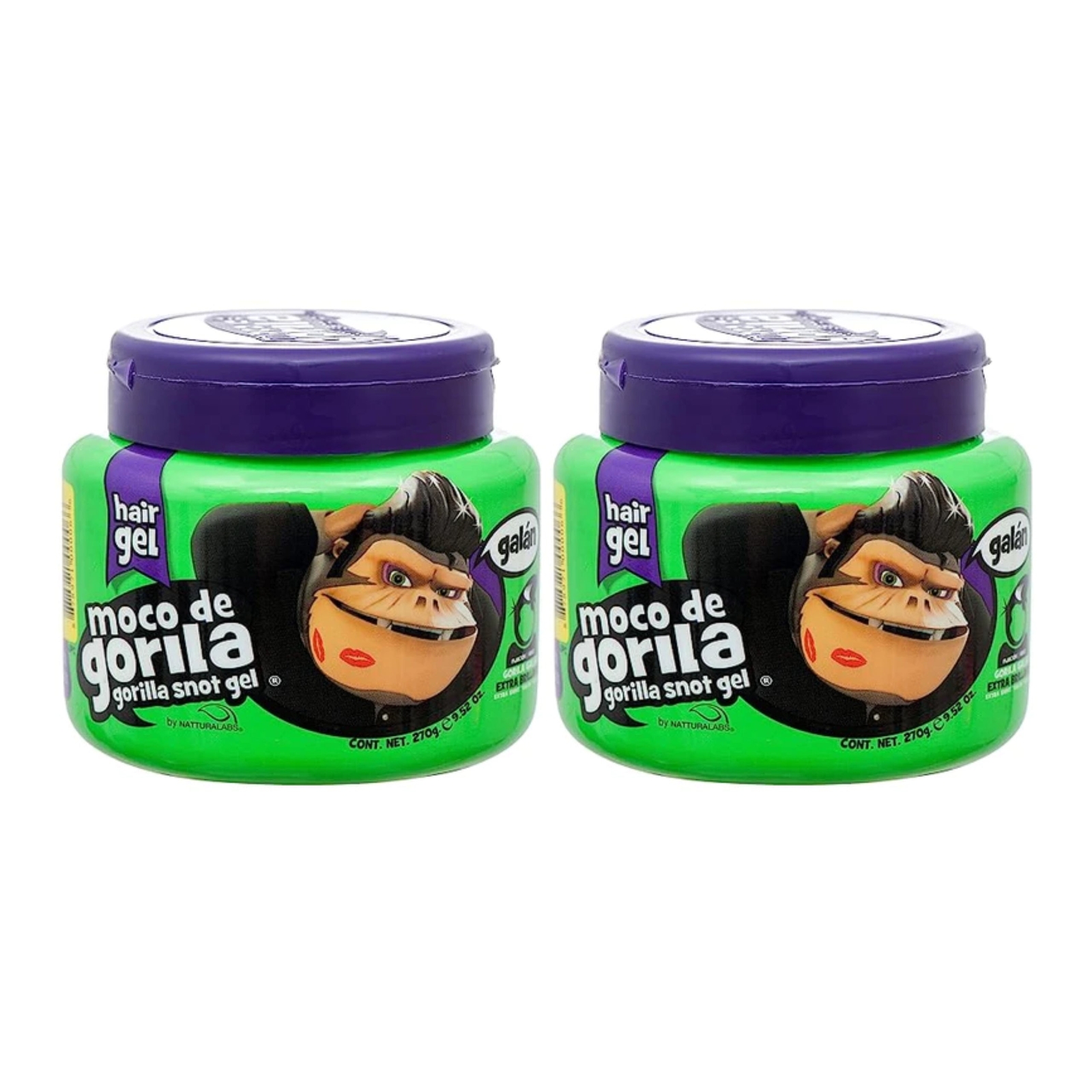 Moco De Gorila Gorilla Galan Snot Hair Gel, 9.52oz (270g) (Pack of 2 ...