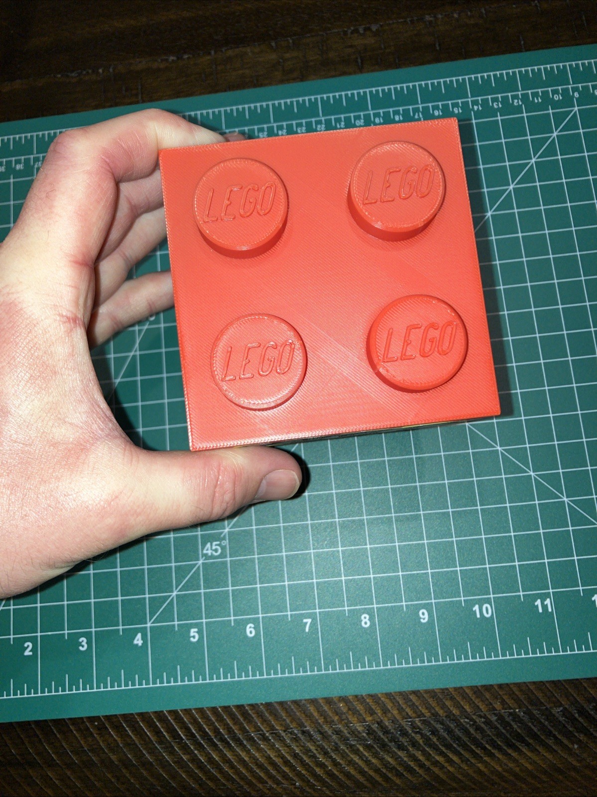 Large 3D Printed Lego 2x2 Block Logo Sign Fan Art | eBay