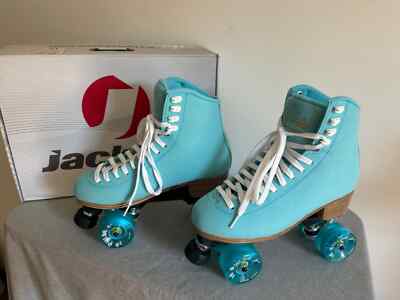 Jackson Vista Viper Nylon Teal Outdoor Roller Skates w Atom Pulse Lite ...