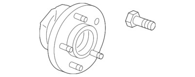 Genuine Rear Wheel Hub and Bearing Assembly with Bolts 13507374 | eBay