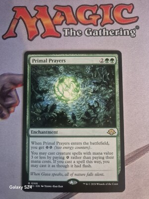 MTG: Modern Horizons 3 - Primal Prayers - Rare - #0166 NM | eBay UK