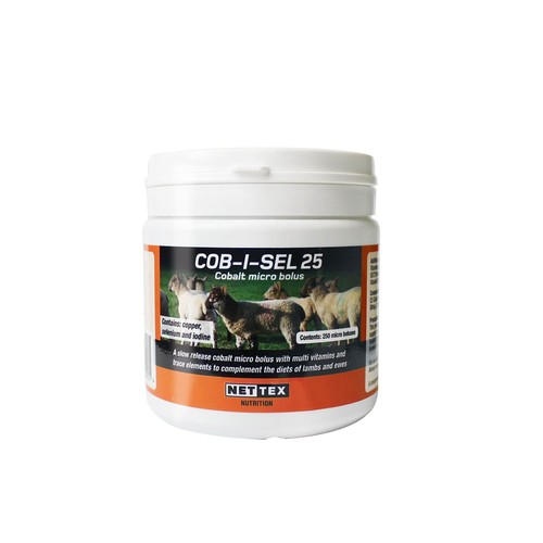 Nettex Cob-I-Sel 60 With Copper A slow release 60-day cobalt supplement ...
