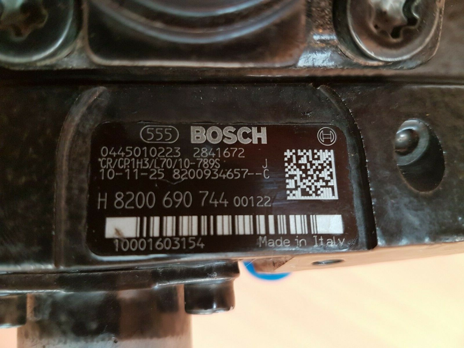 0445010223 NISSAN X-TRALE 2.0D 2011 HIGH PRESSURE FUEL PUMP H8200690744 ...