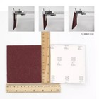 100x110mm Sanding Sheets Pad Hook and Loop 40-400 Grit Red Dry ...