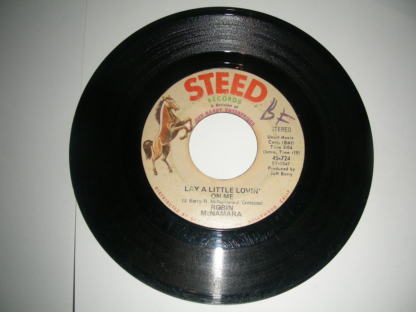 Robin McNamara - Lay A Little Lovin' On Me 45 Steed Records VG 1970 | eBay