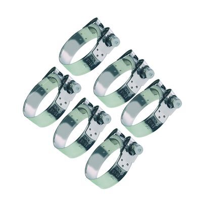 6 x Mikalor Stainless Steel Coolant/Exhaust Clamps/Clips SupraPro 23mm ...