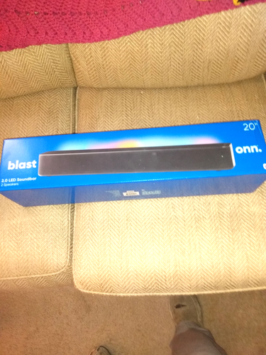 Onn 20'' 2.0 LED Soundbar with Bluetooth Speakers - Black - New In Box ...