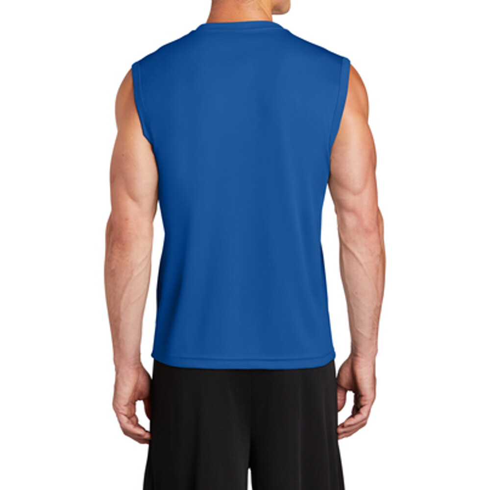 Sport-Tek ST352 Men's SLEEVELESS MUSCLE T-SHIRT PosiCharge Competitor ...