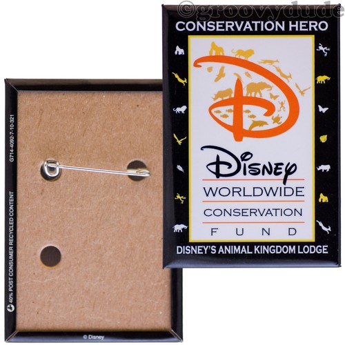 Disney Animal Kingdom Lodge Wildlife Conservation Hero Fund Pin Pinback ...