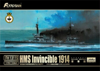Flyhawk 1/700 FH1311S HMS Battleship Invincible 1914 | eBay UK