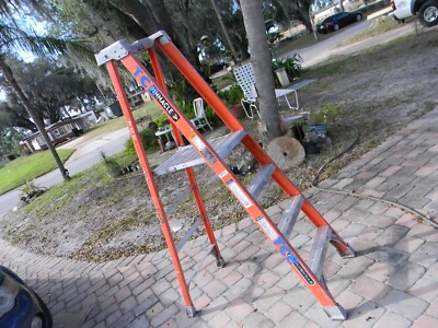 Louisville Podium 4-ft Fiberglass 300lb Step Ladder Orlando | eBay