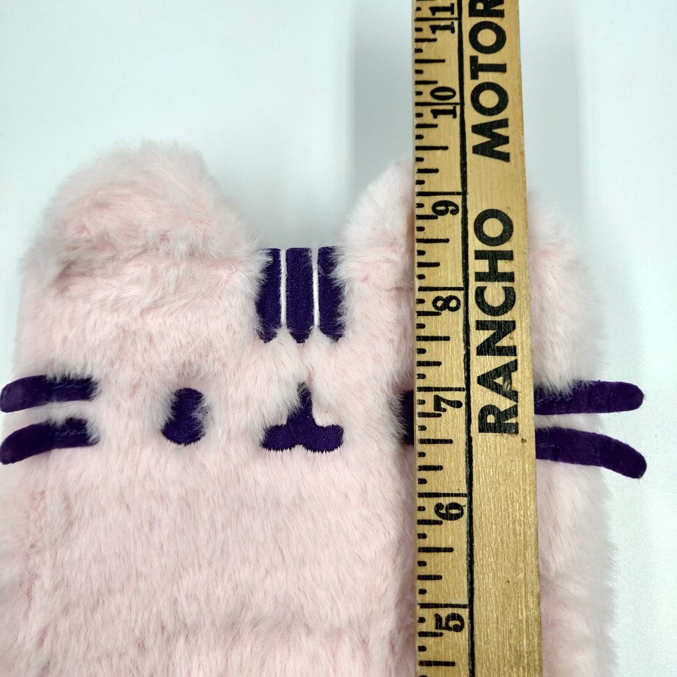 Pusheen The Cat Girls 2020 Pink Fuzzy Plush Writing Notebook Journal ...