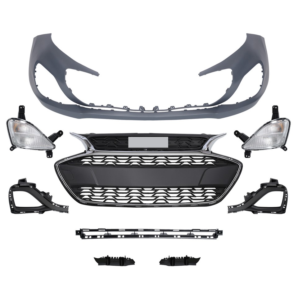 Fits For 2019 2020 2021 2022 Chevy Spark Front Bumper Cover Kit ...