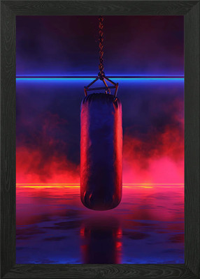 Aesthetic Neon Framed Wall Art Poster Canvas Print Picture | eBay UK