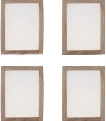 4pcs Traditional Wooden Paper Making Frame Mould Deckle for DIY Paper ...