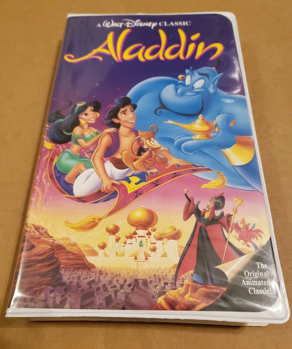 Rare Aladdin The Classic On Vhs The Original Animated Classic