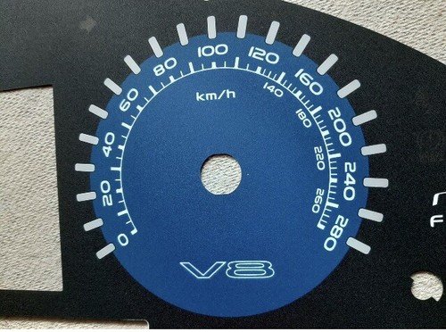 NOS Holden VE SS Commodore Voodoo Blue Dial Face Cool Mod For Pontiac ...