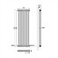 Horizontal Vertical Traditional Cast Iron Style Column Vintage Rads ...