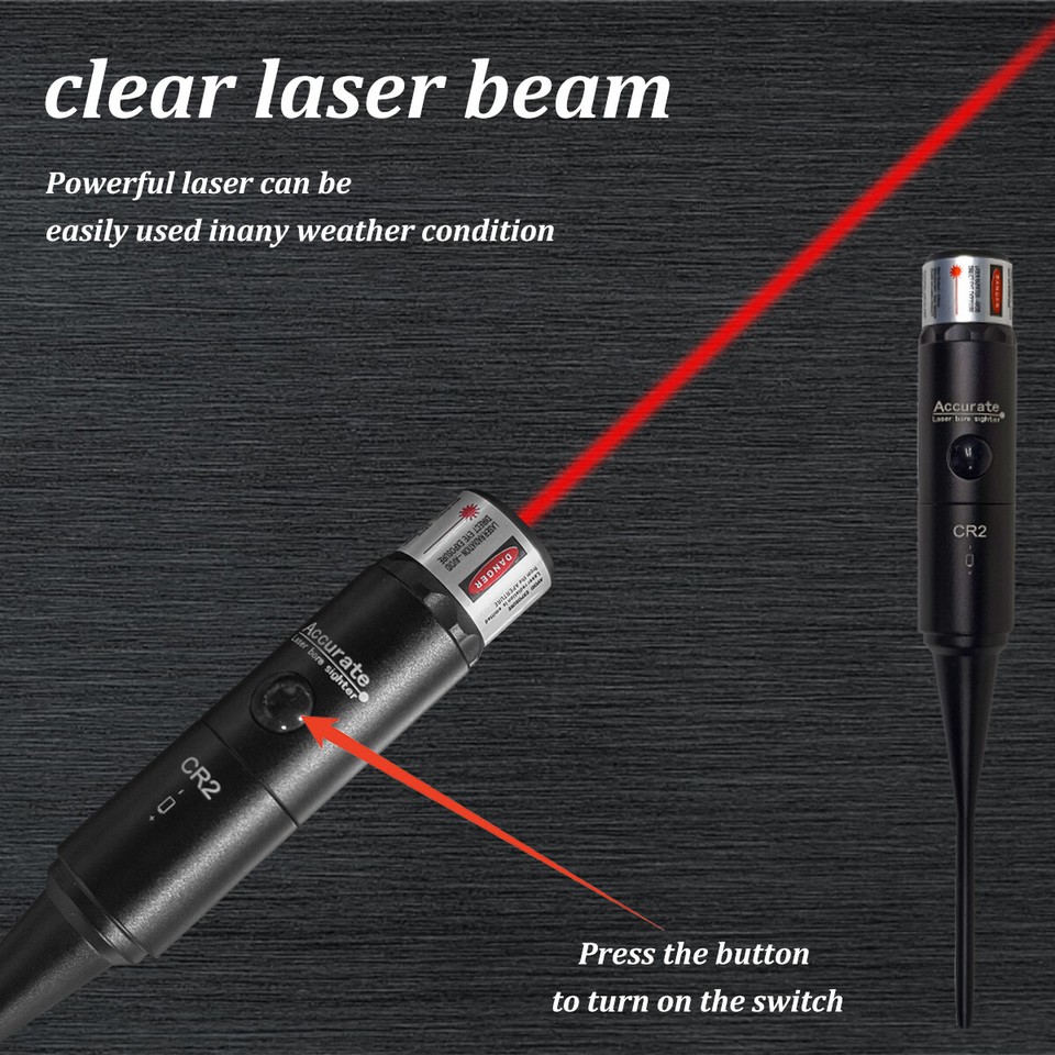 Professional Red Laser Bore Sight Kit for Multiple Caliber Upgraded ...