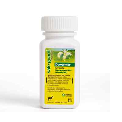 MERCK Safe-Guard (Fenbendazole) Goat Oral Dewormer Liquid 125mL - *EXP ...